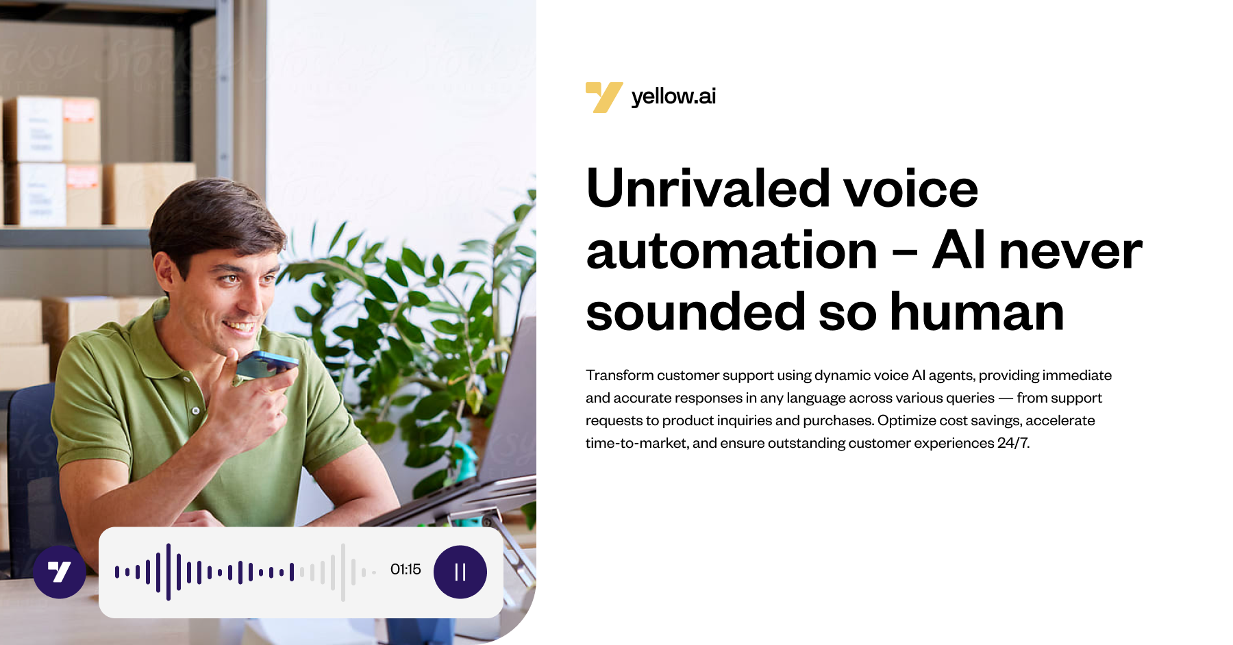 Voice Channel - Yellow.ai