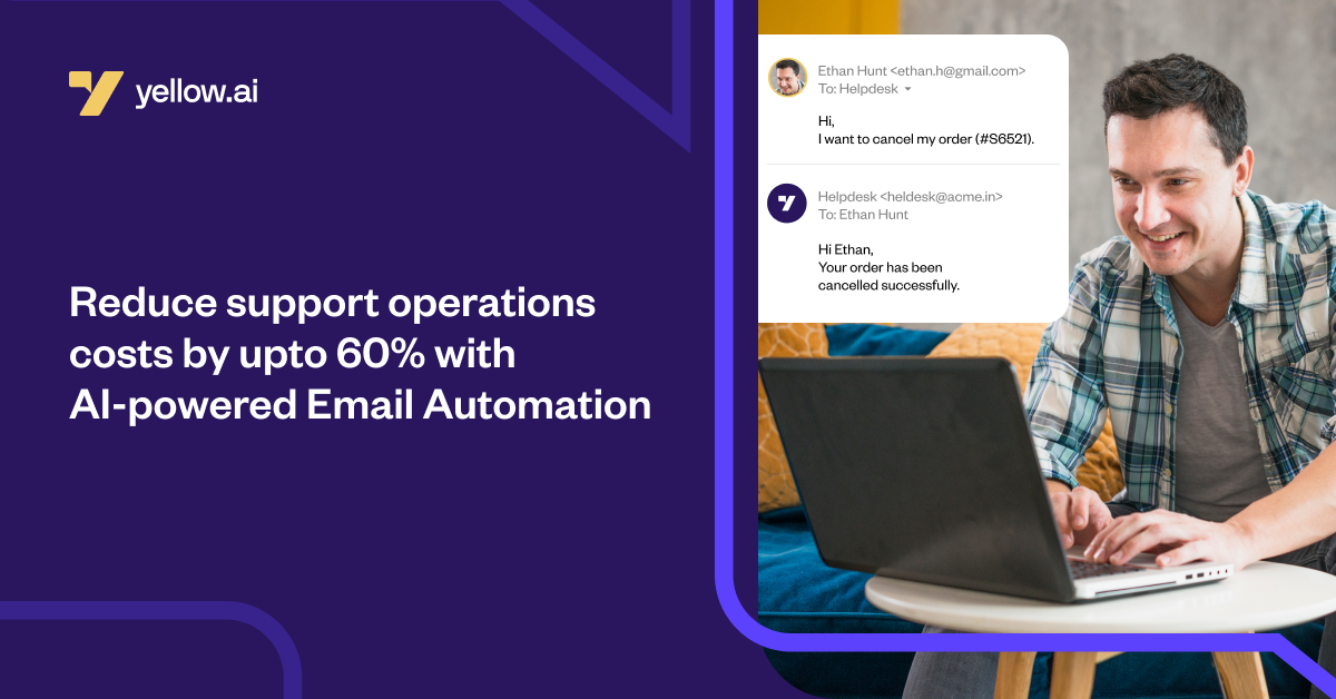 Generative AI-powered Email Automation | Yellow.ai